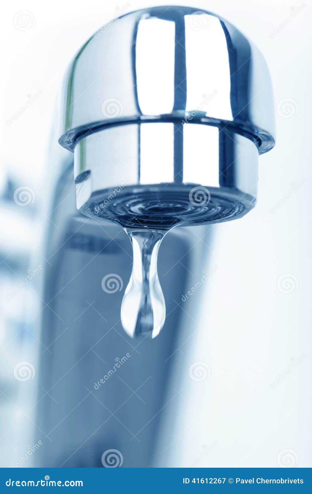 Faucet and water drop stock image. Image of drink, nature - 41612267