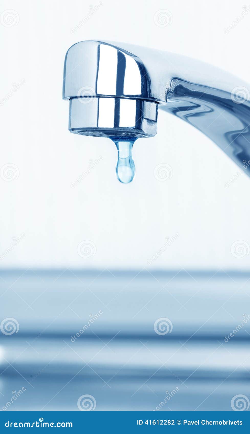 Faucet and water drop stock photo. Image of household - 41612282