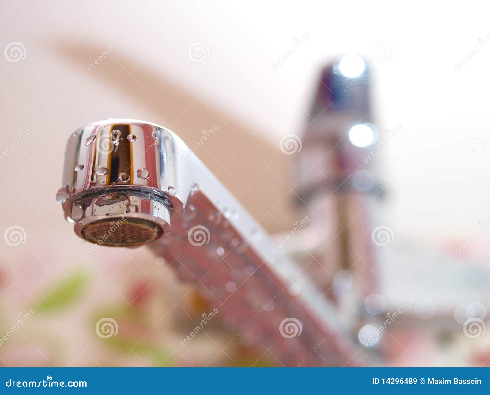 Faucets closeup. stock image. Image of ceramic, cool - 14296489