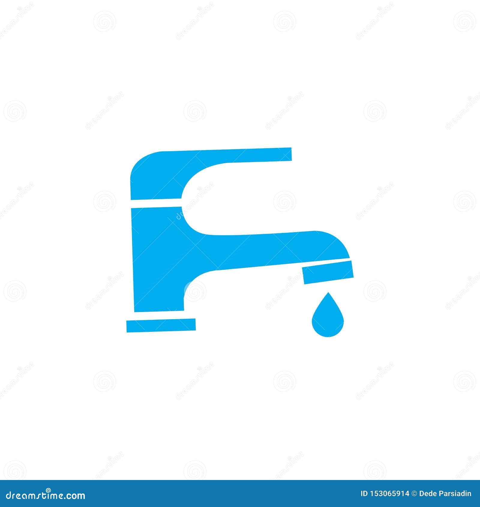 Faucets stock vector. Illustration of lifestyle, washbasin - 153065914