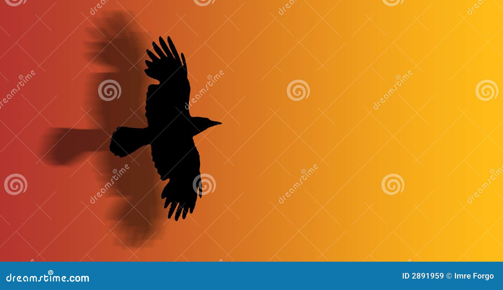 Faucon de vol illustration stock. Illustration du ciel - 2891959