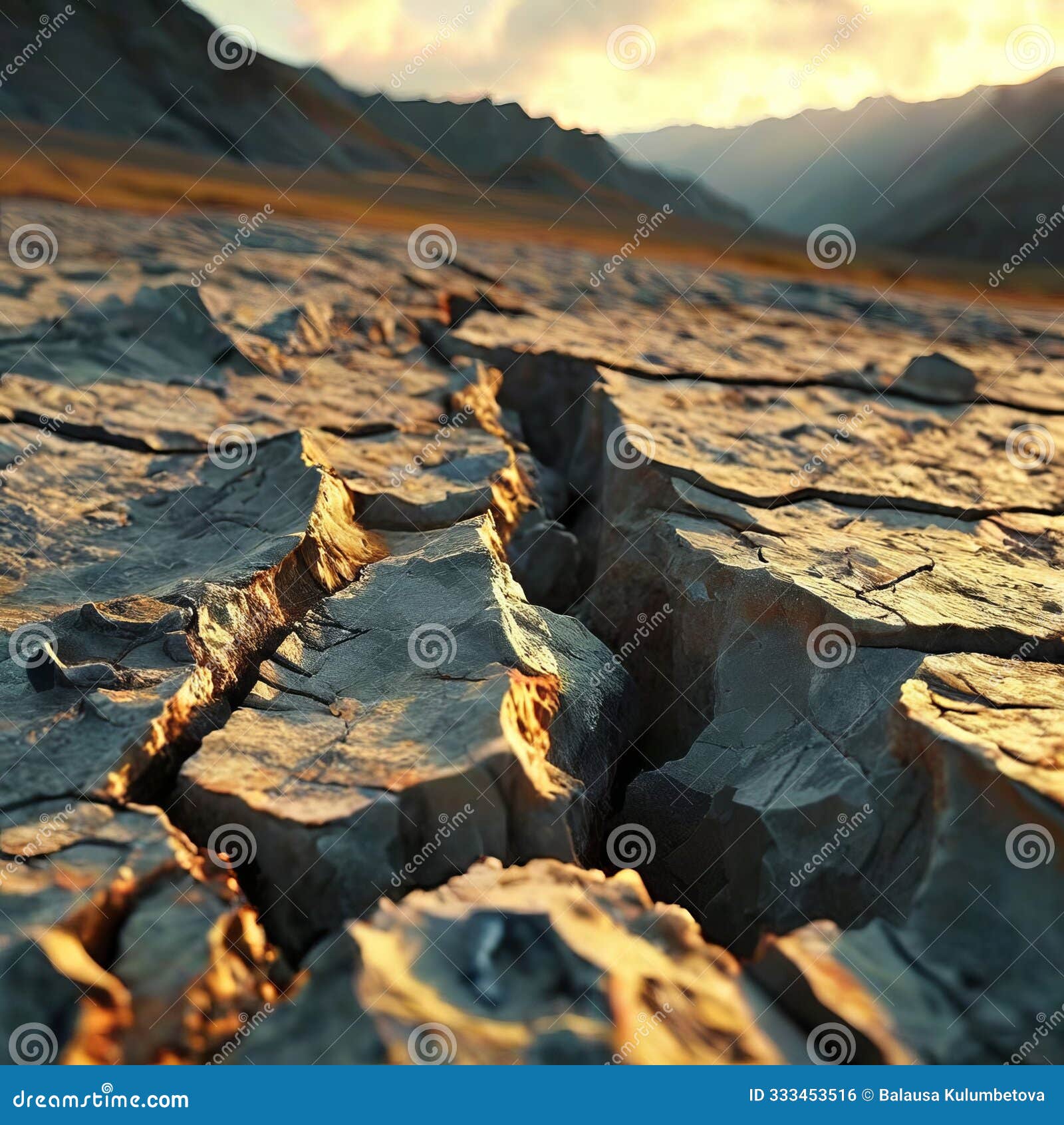 Fault Lines Fractures in the Earths Crust Where Tecto Stock Photo ...