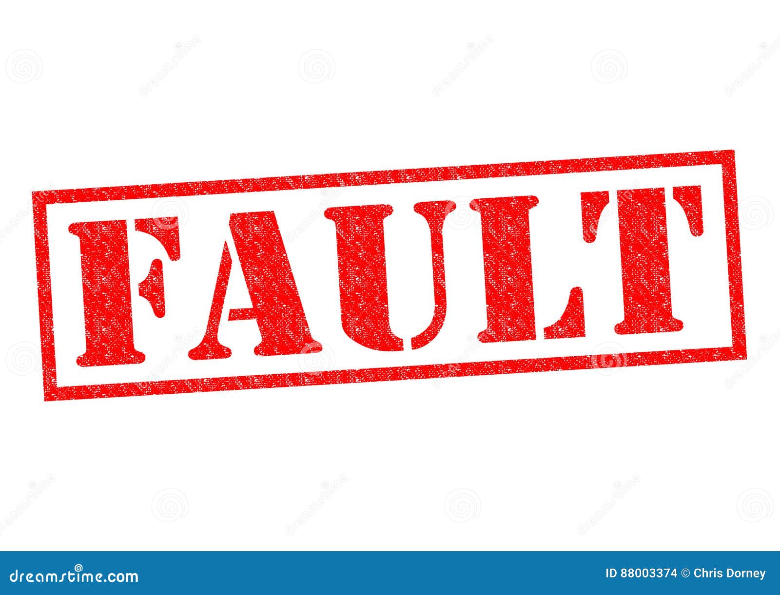 FAULT stock illustration. Illustration of duty, button - 88003374