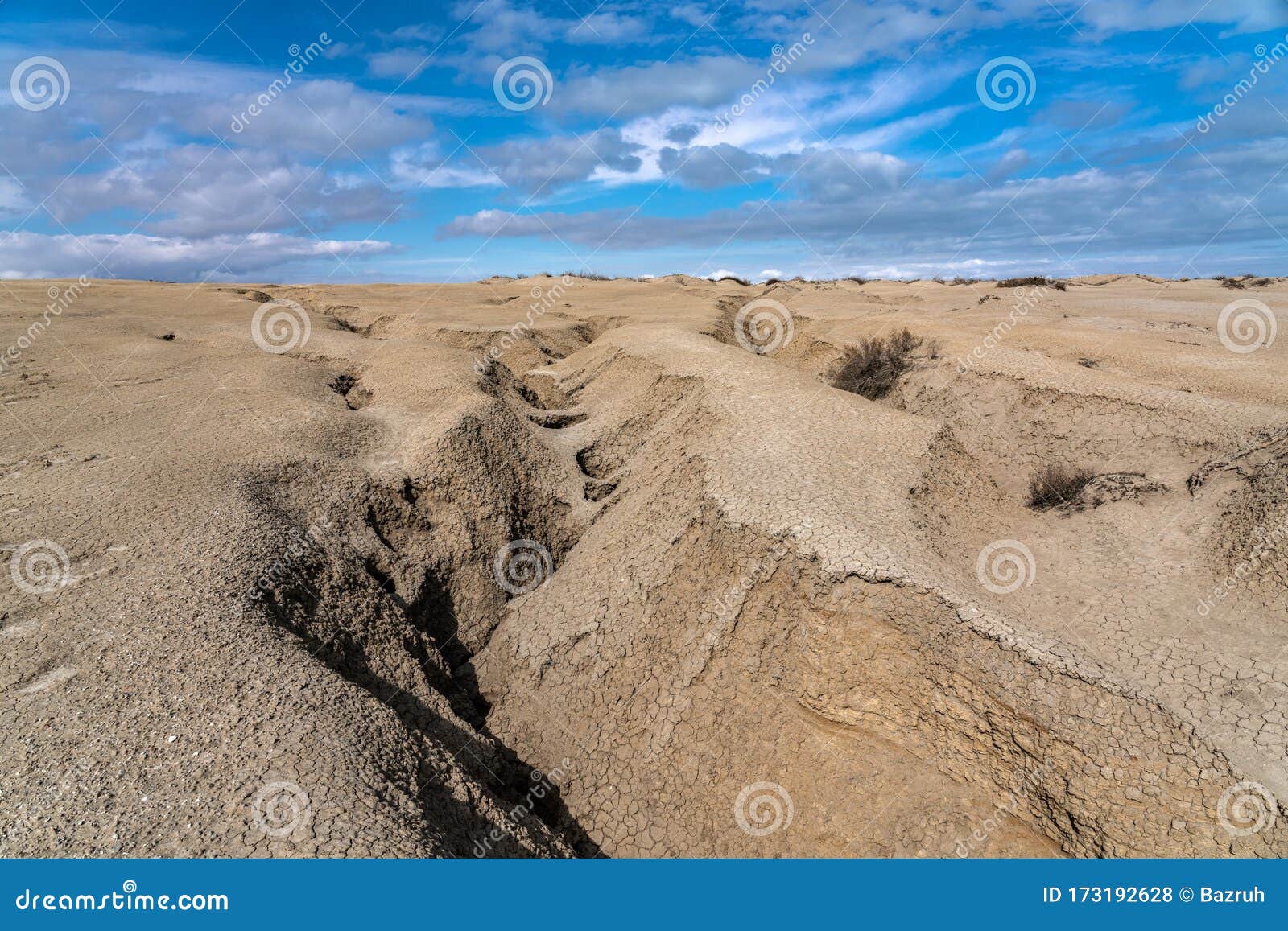 Faults of the Earth Crust, Consequence of the Earthquake Stock Photo ...