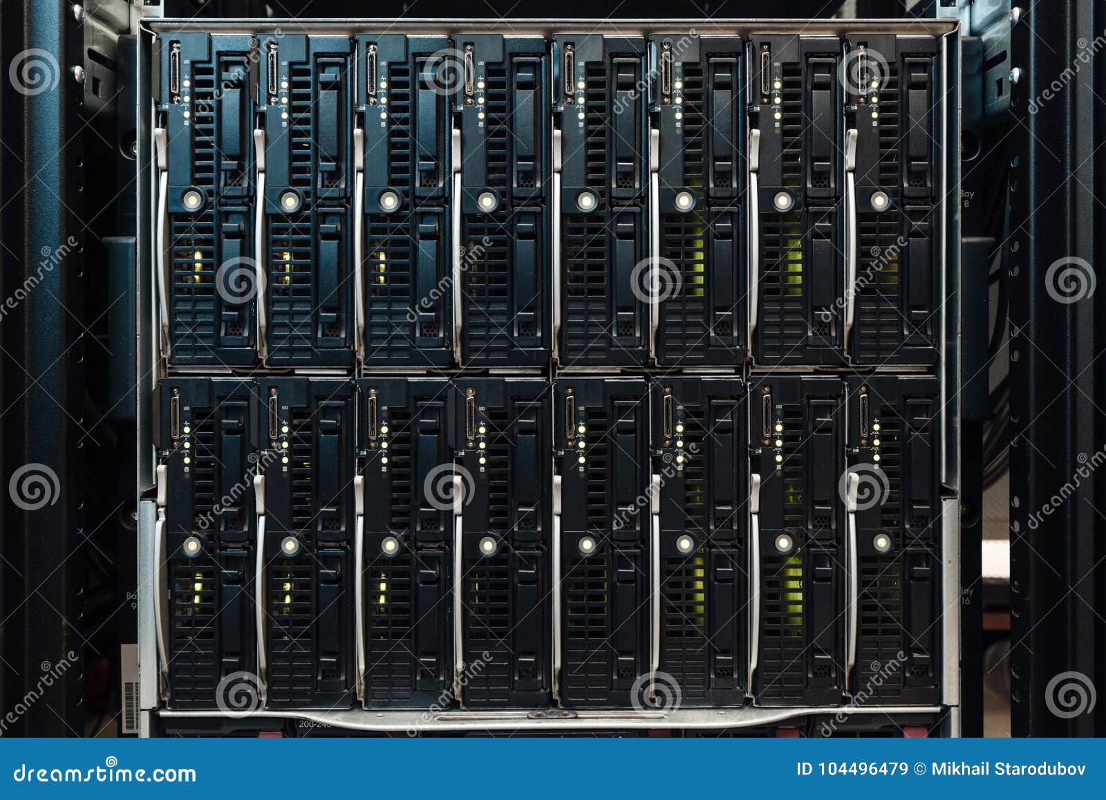Faulty blade server stock image. Image of digitally - 104496479