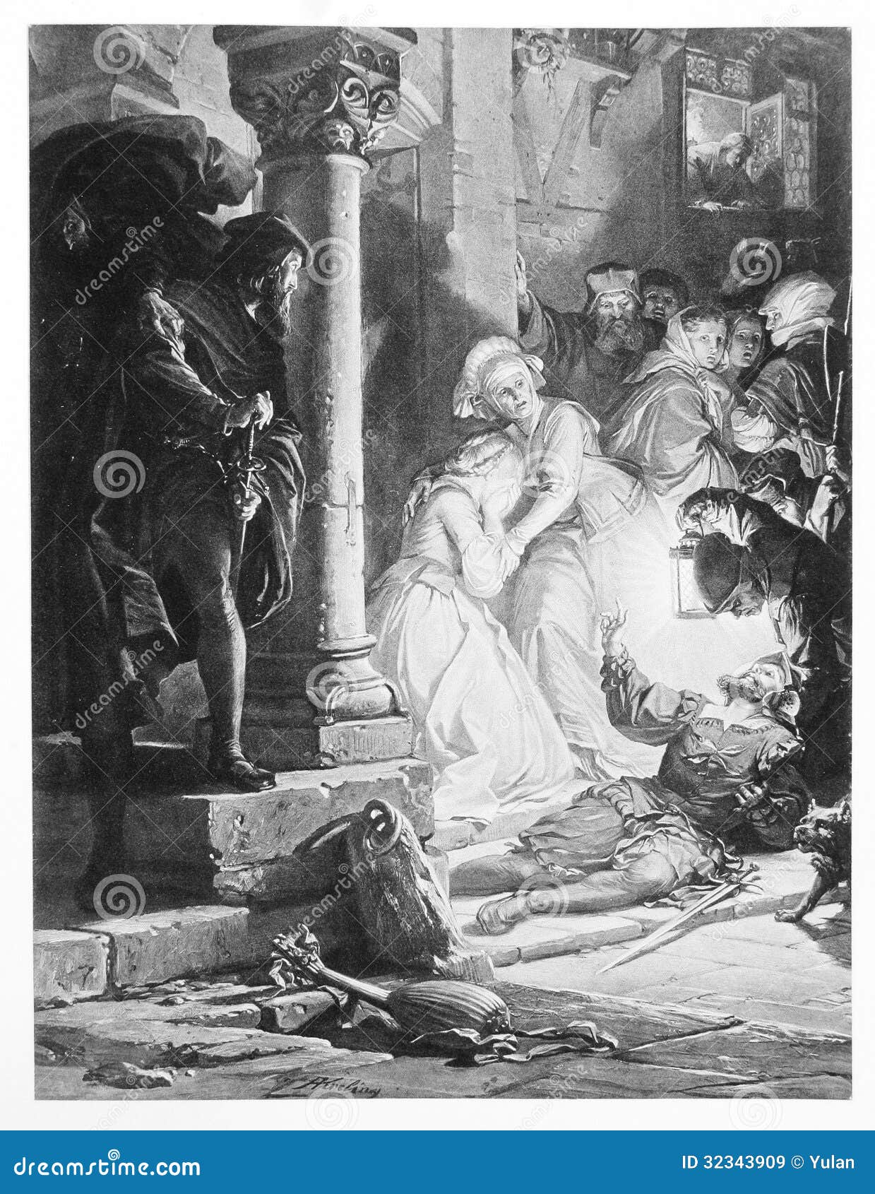 Faust Illustration imagem de stock editorial. Ilustração de diabo ...