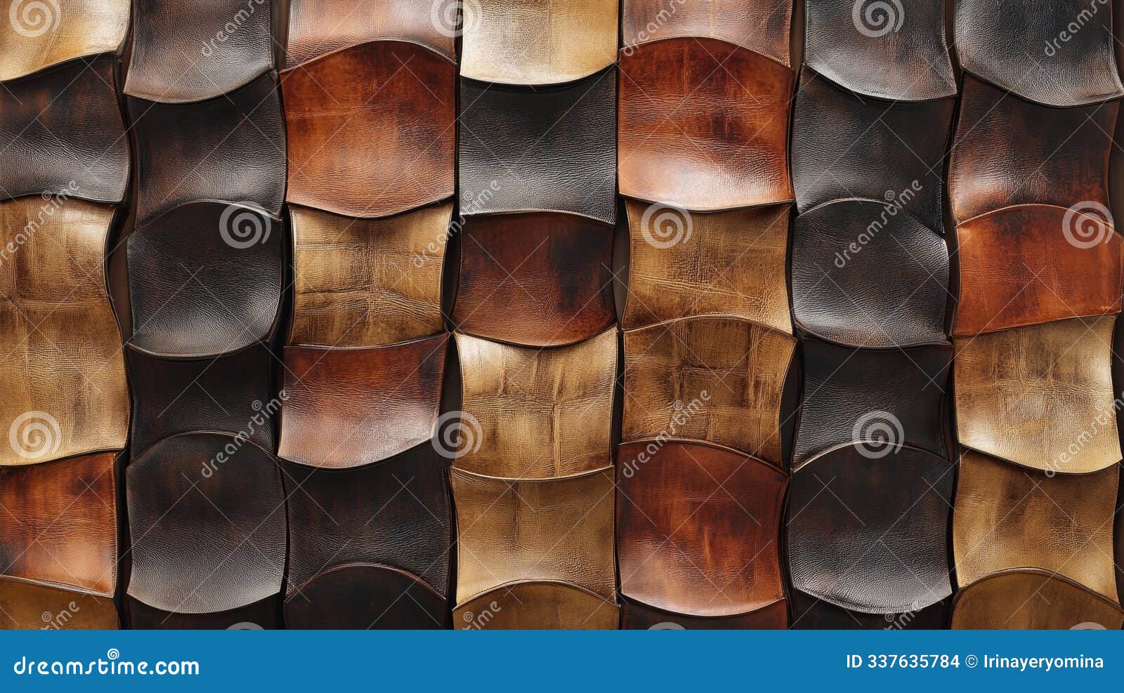 Faux Leather Crossfire Patterns Creating a Textured Wall Design in Warm ...
