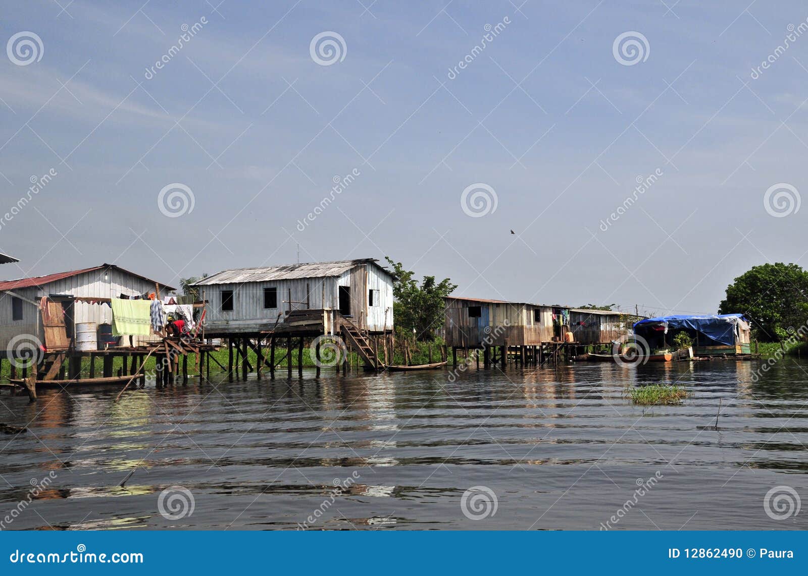 Favela stock photo. Image of brazilian, buildings, calm - 12862490