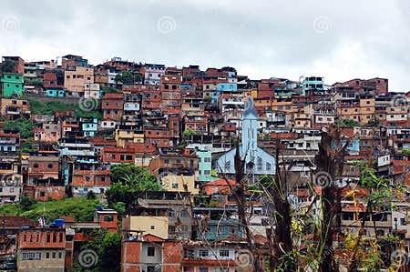 Favela stock photo. Image of buildings, brazil, janeiro - 7894658