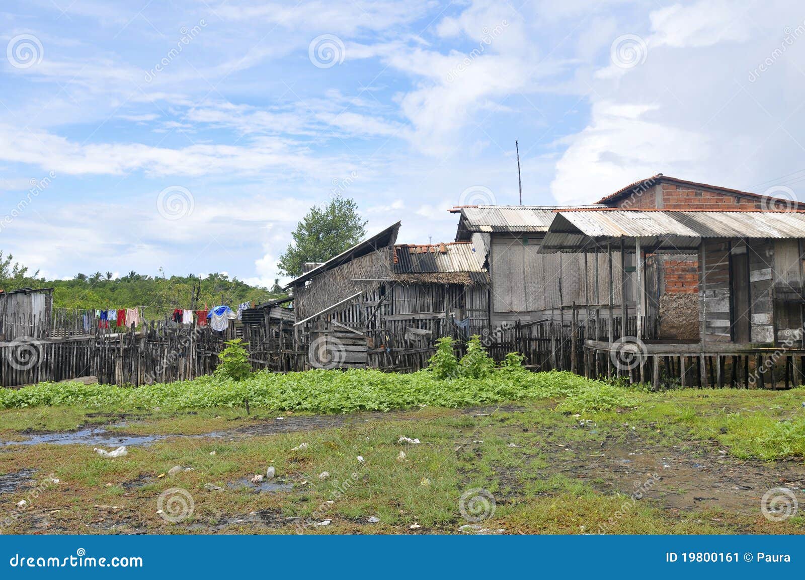 Favela Architecture Details Stock Image - Image of brasil, caos: 19800161