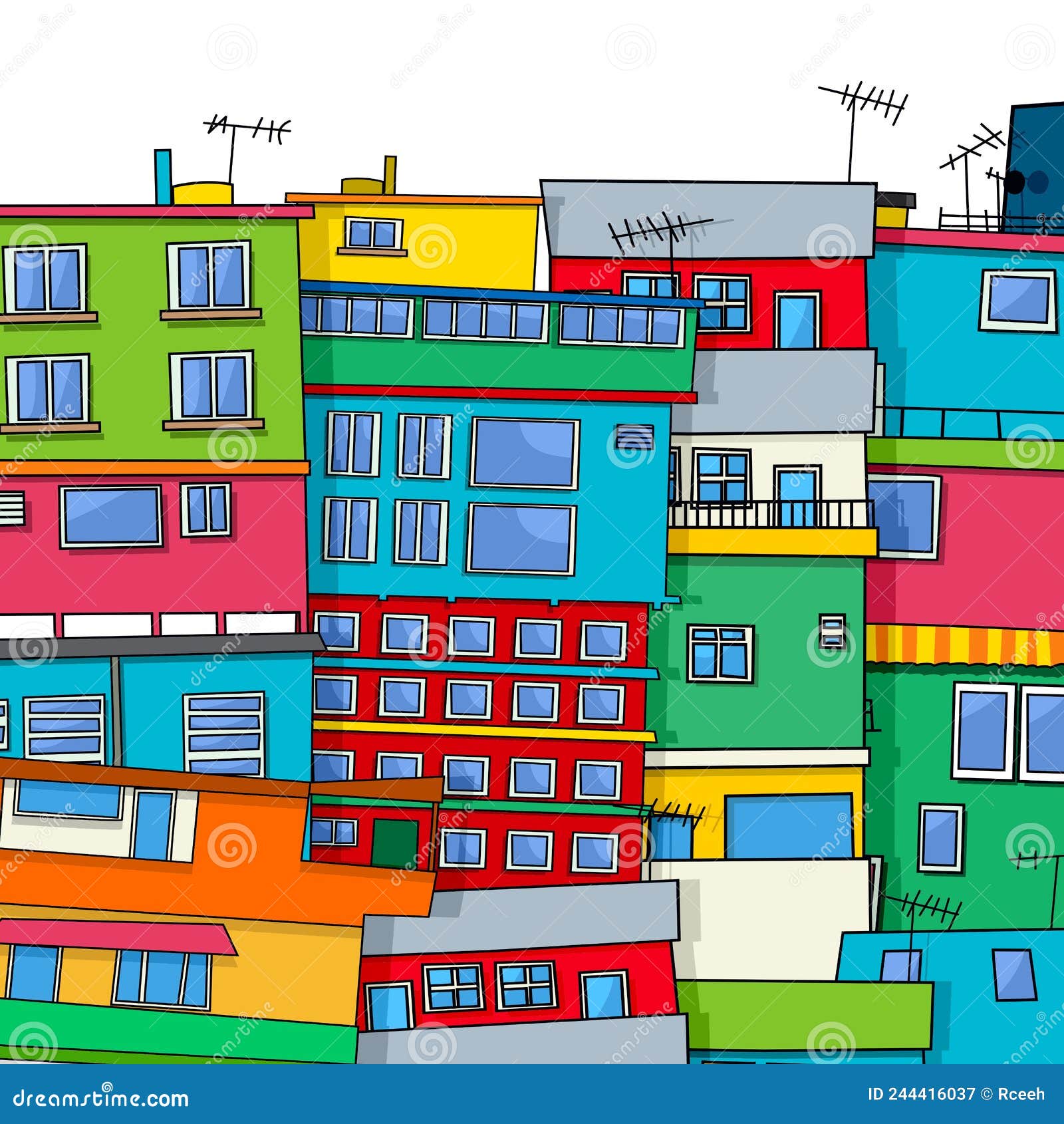 Favela icon 4 stock vector. Illustration of menu, store - 244416037