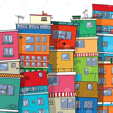 Favela icon stock vector. Illustration of europe, mediterranean - 90693659