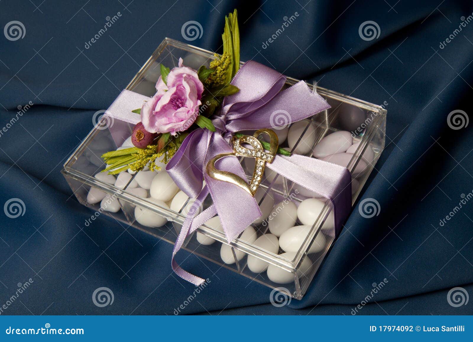 Favor stock photo. Image of almond, fabric, marriage - 17974092