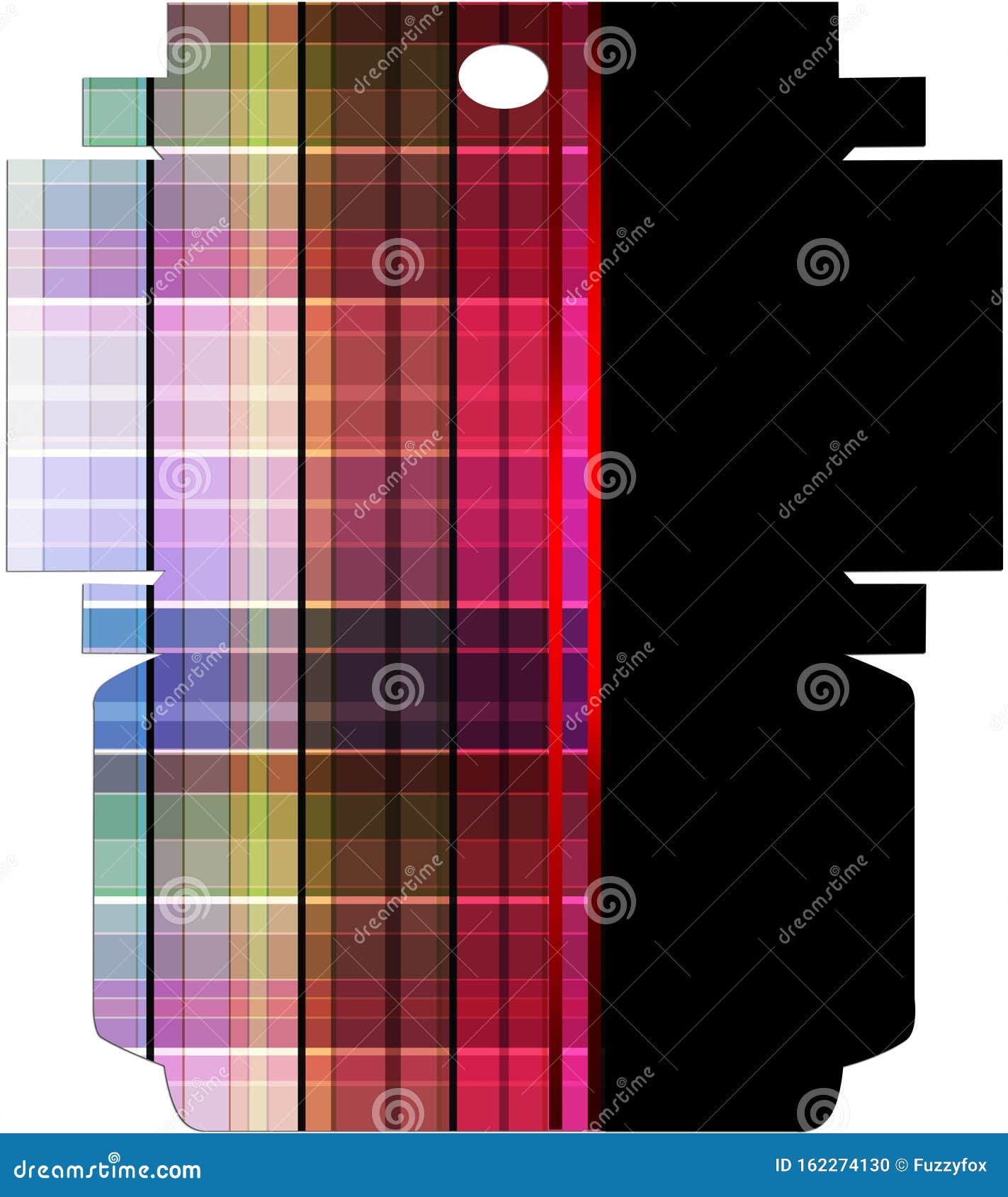 Favor Printable Template Box Packing, Print and Cut, Christmas Plaid ...