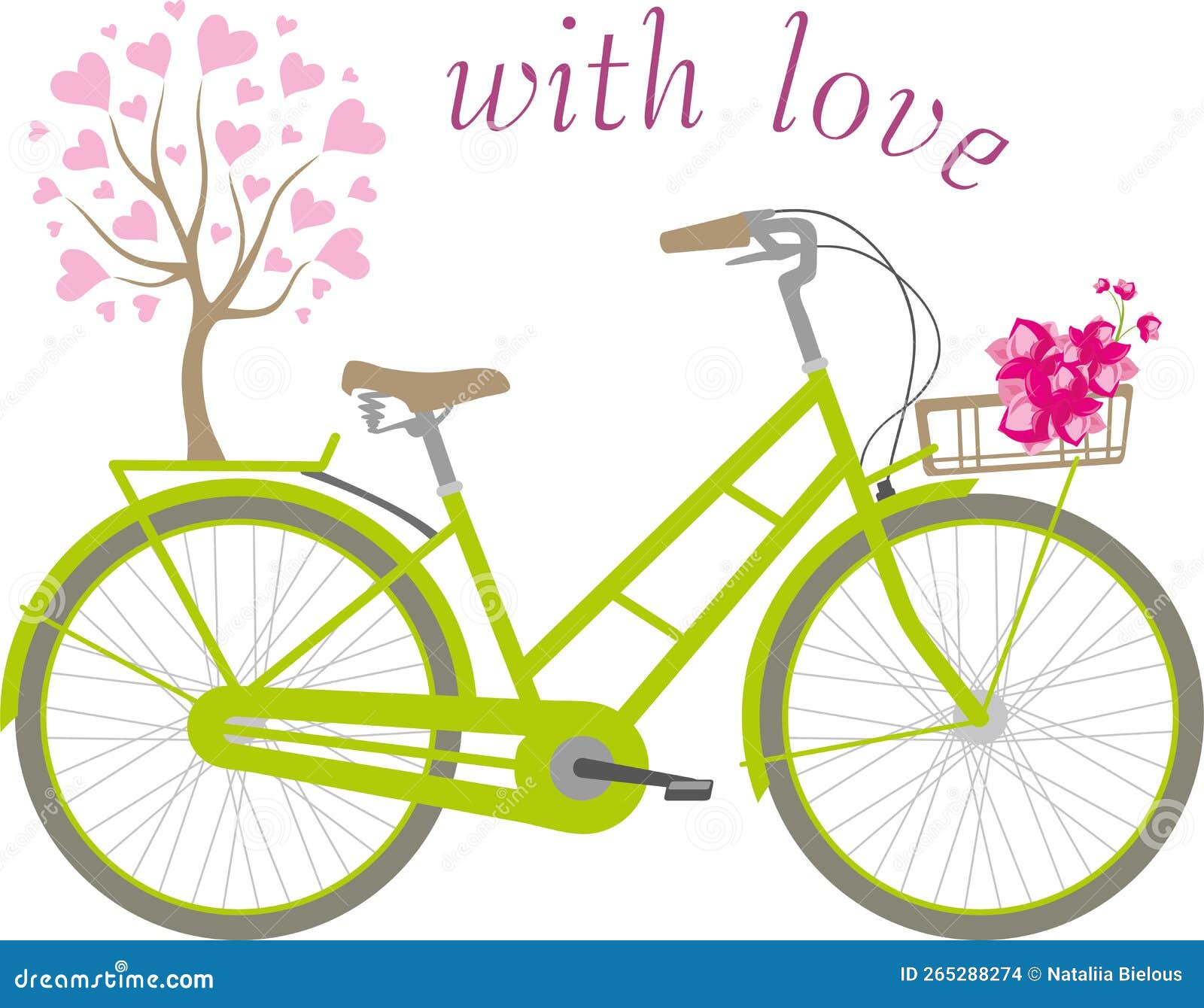 Favorite Bicycle Isolated on White Stock Vector - Illustration of enjoy ...