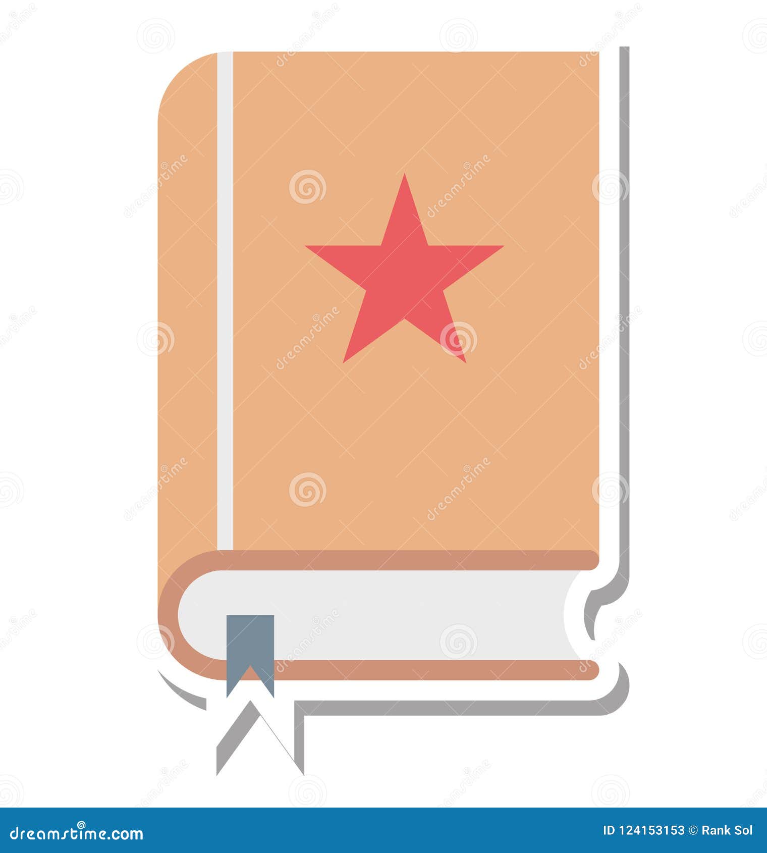 Favorite Book Isolated Vector Icon Editable Stock Vector - Illustration ...