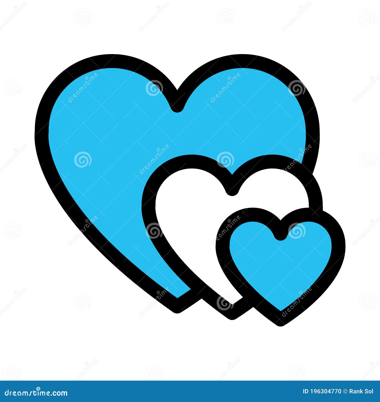 Favorite, Heart Shape Fill Vector Icon Which Can Easily Modify or Edit ...