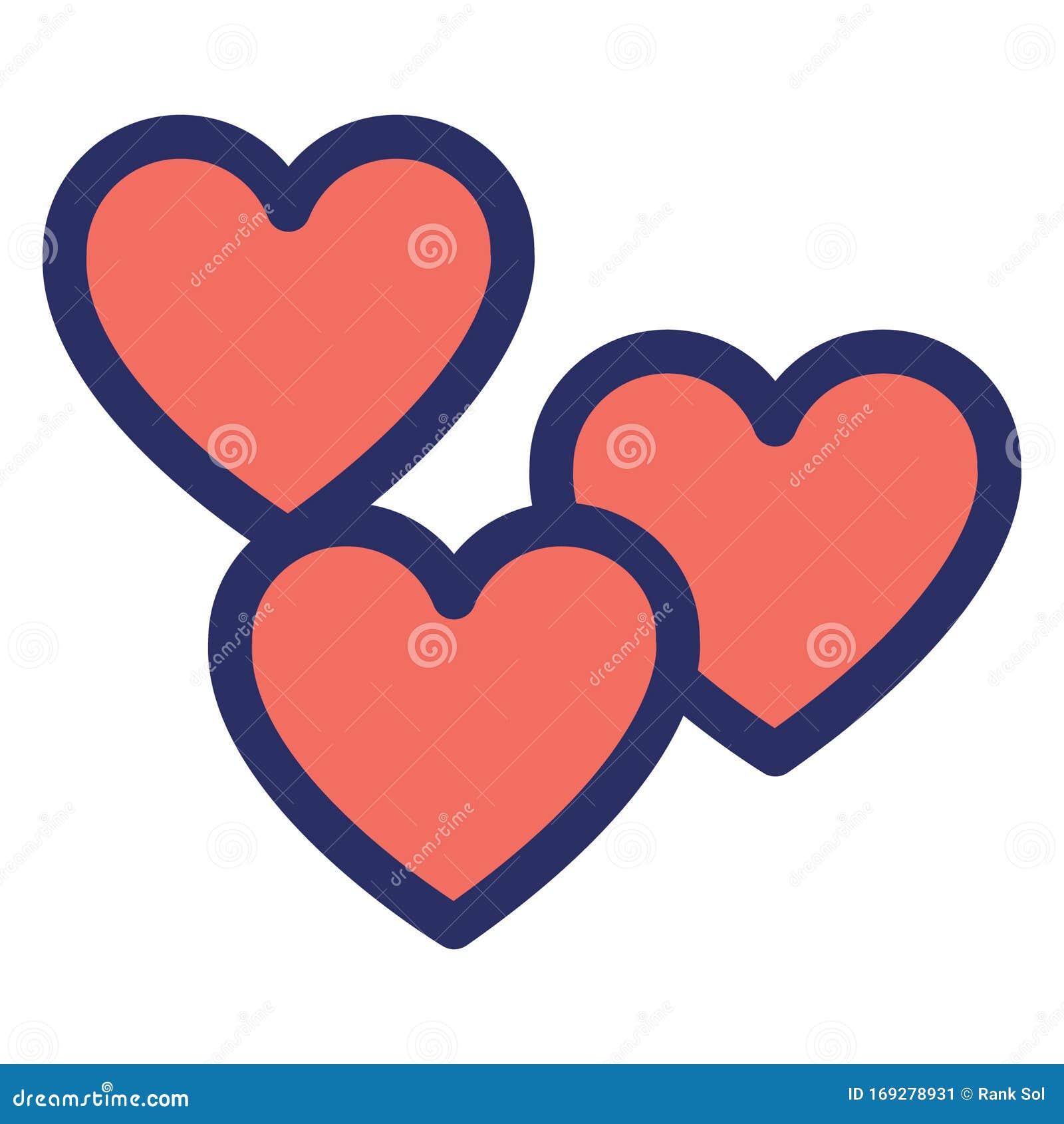 Favorite, Heart Shape Isolated Vector Icon Which Can Easily Modify or ...