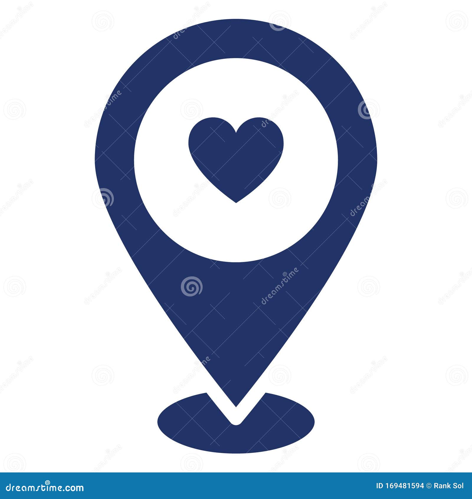 Favorite Location Icon Vector. Map Pin Symbol With Star | CartoonDealer ...
