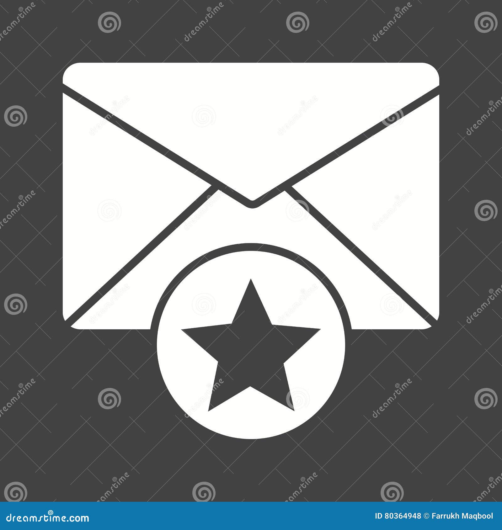 Favorite Mail stock vector. Illustration of information - 80364948