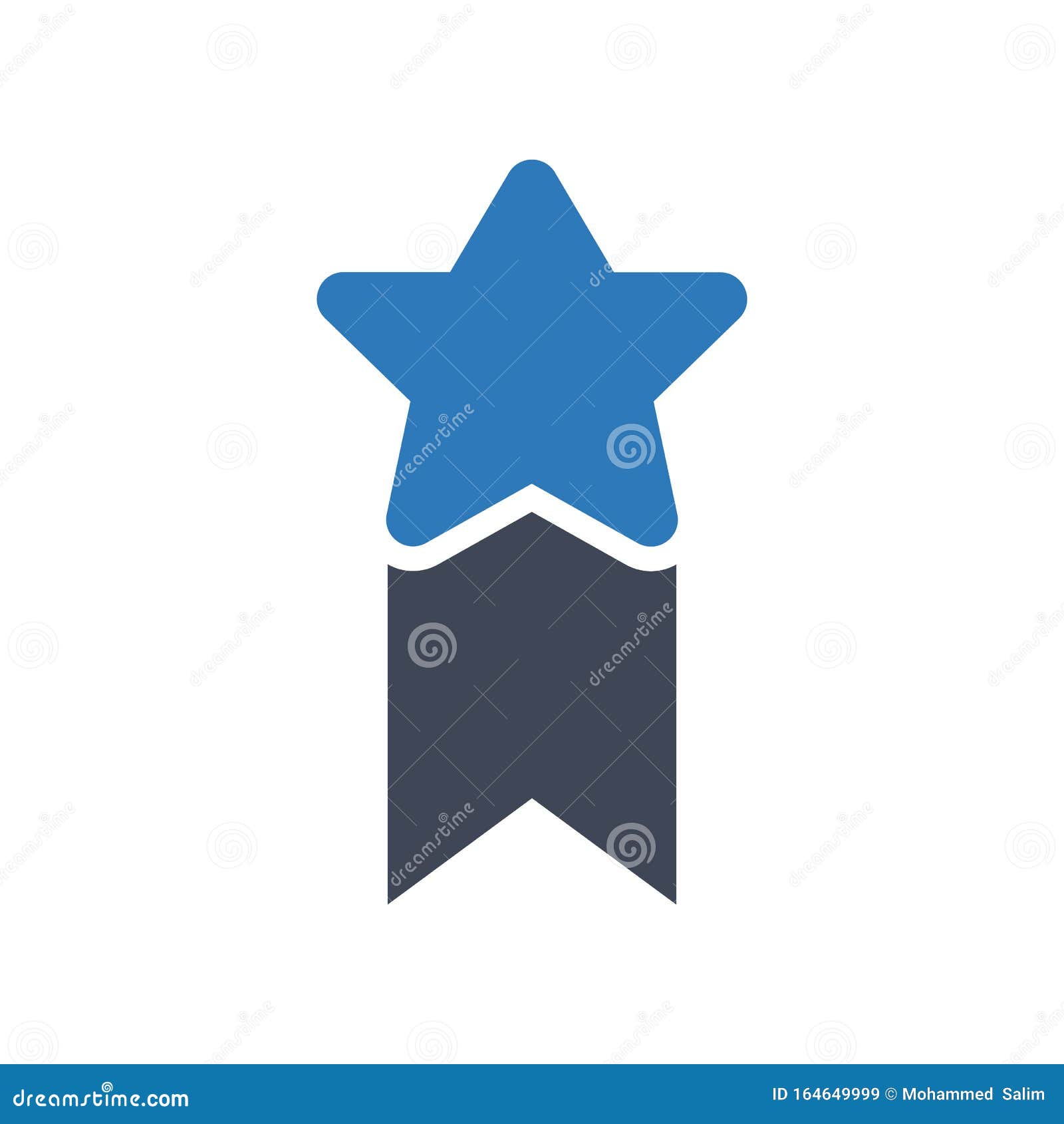 Favorite Mark Icon. Bookmark, Award Ribbon Stock Vector - Illustration ...