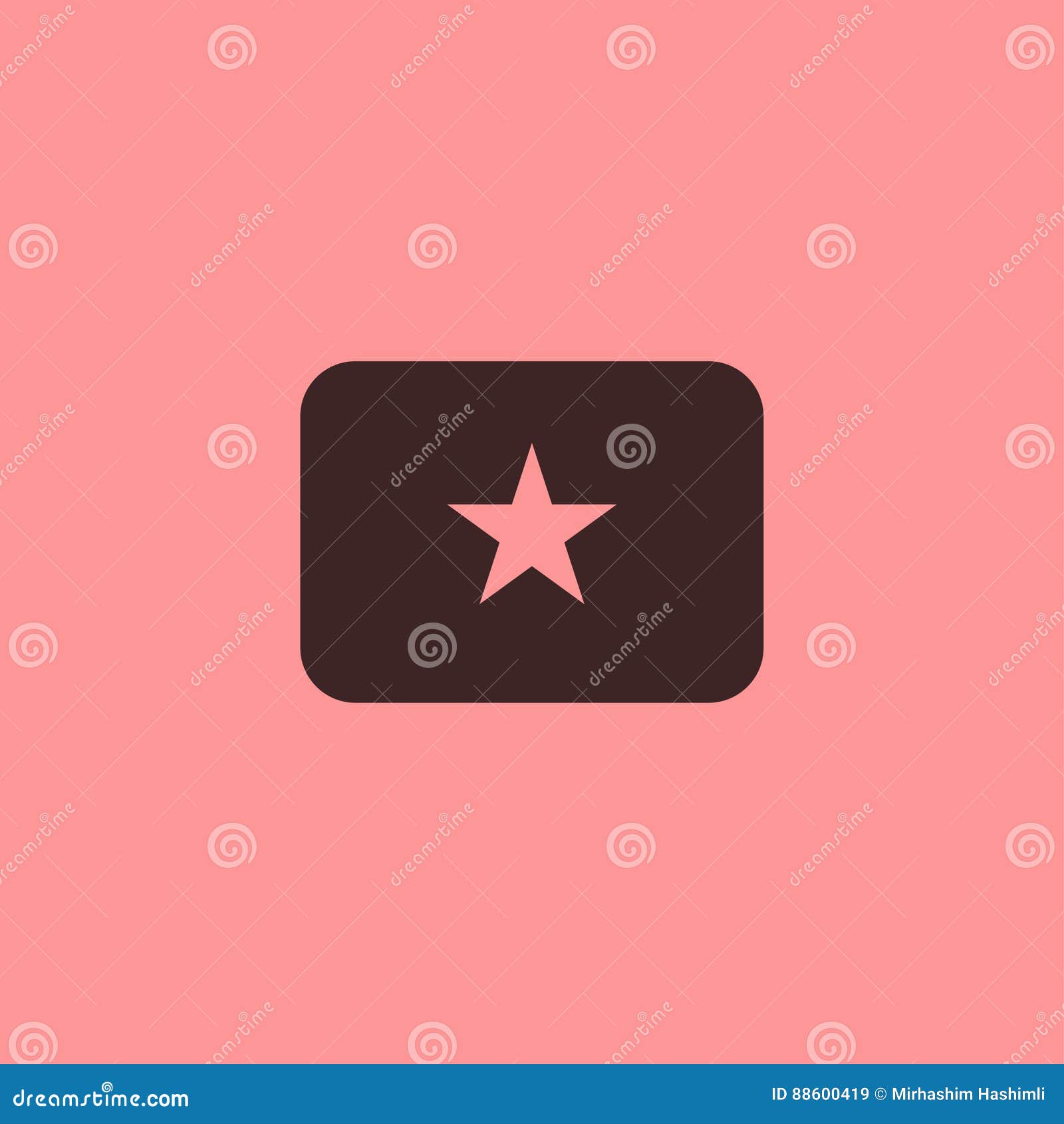 Favorite Menu Icon Black Design Stock Illustration - Illustration of ...