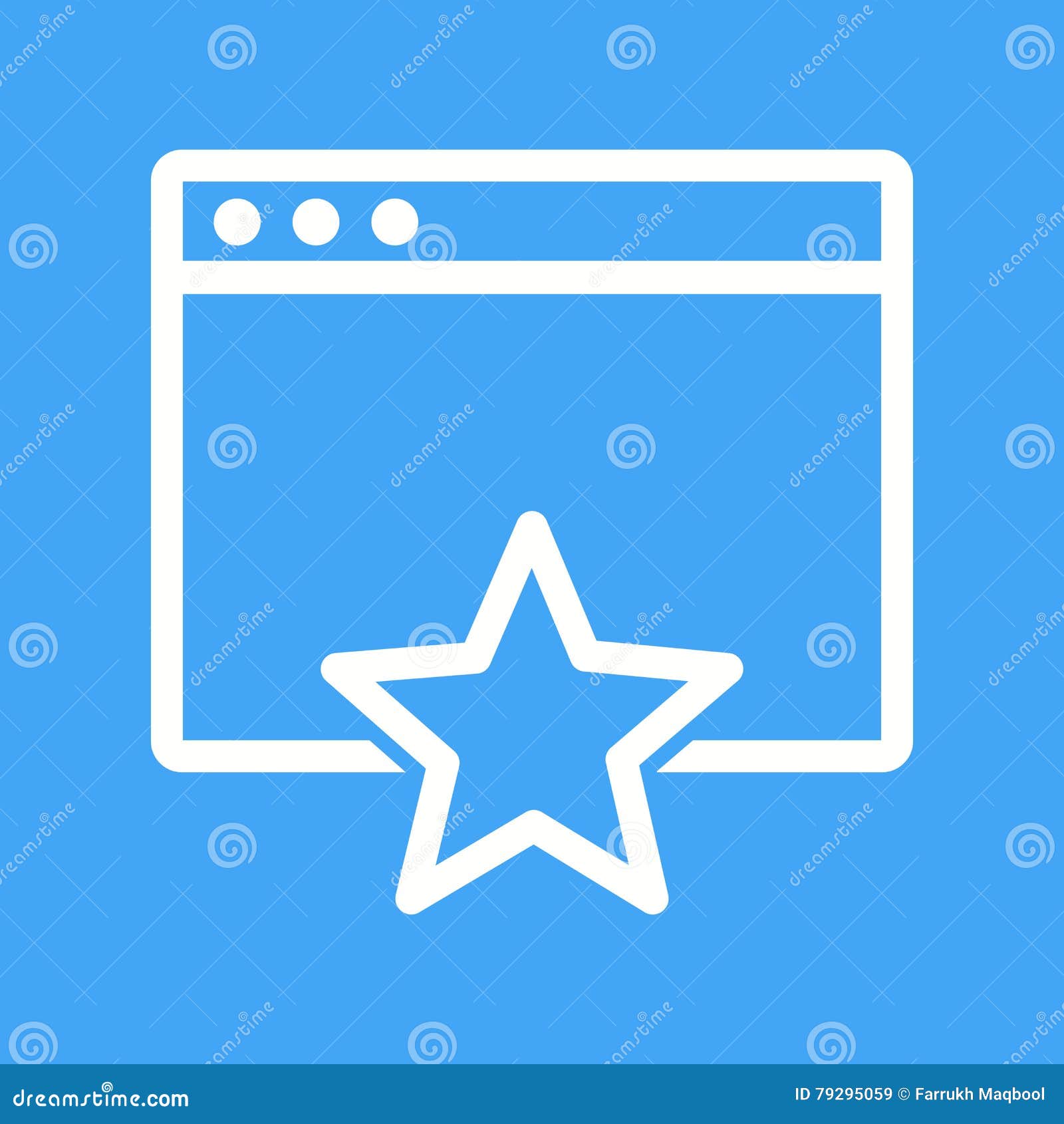 Favorite Page stock vector. Illustration of design, information - 79295059