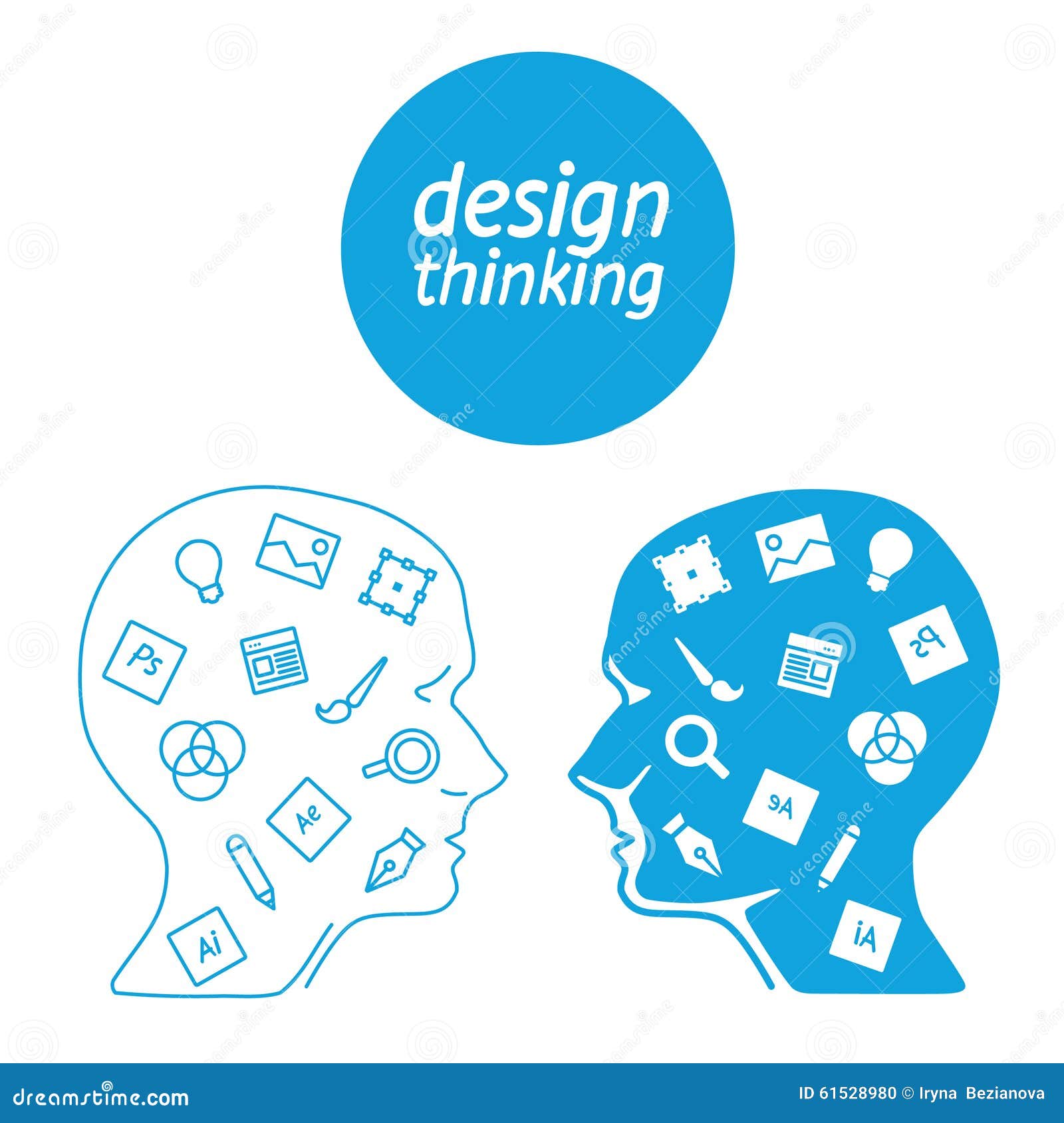 Favorite of Software Designer in the Form Icons Stock Illustration ...