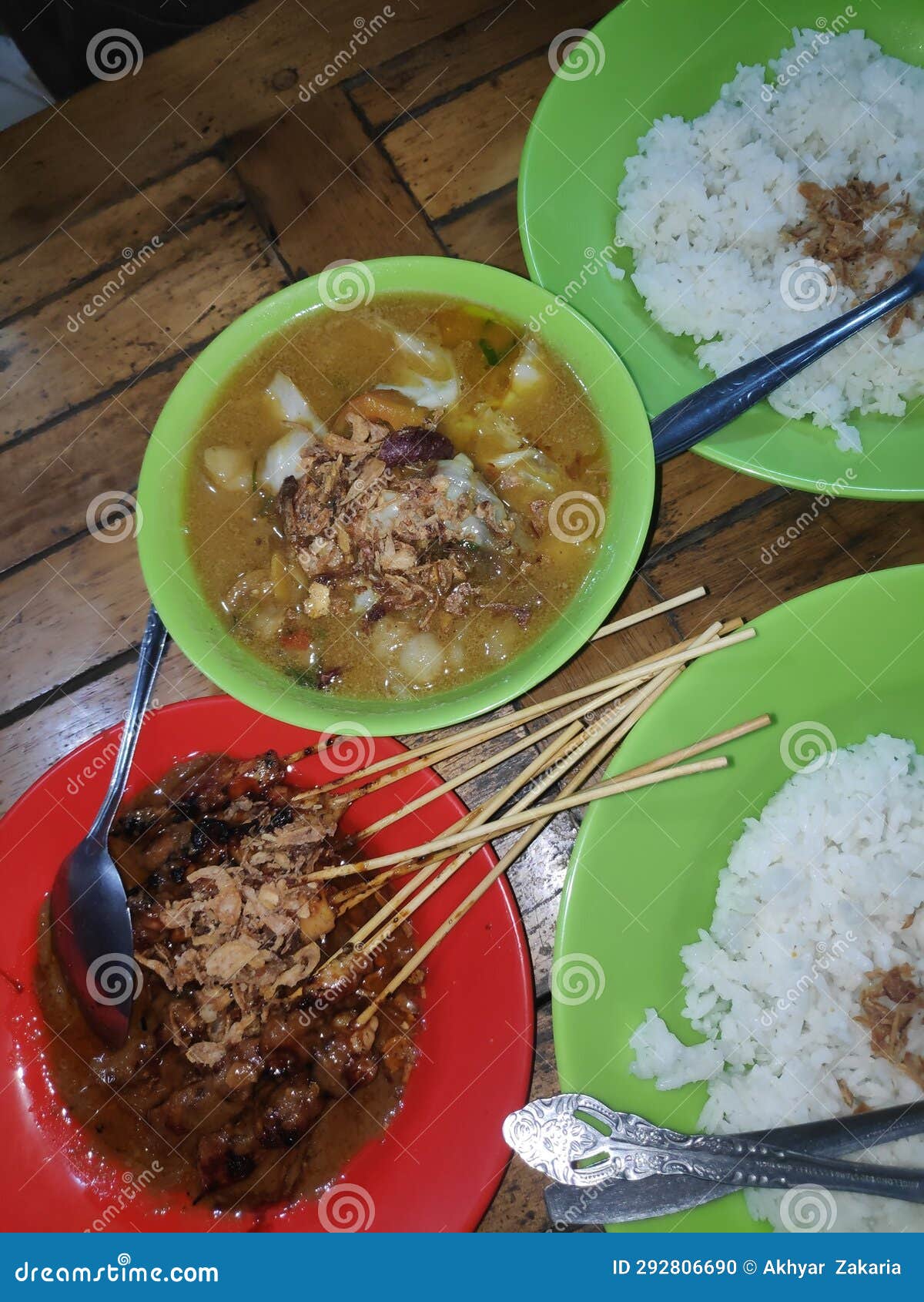 Favorite Trabas Satay at Night Stock Photo - Image of foodie, favorite: 292806690