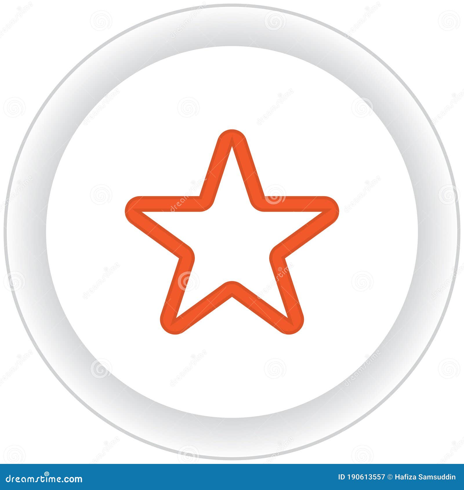 Favorites Button Icon Vector | CartoonDealer.com #107945682