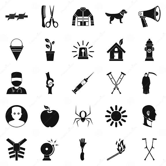 Favour Icons Set, Simple Style Stock Vector - Illustration of business ...