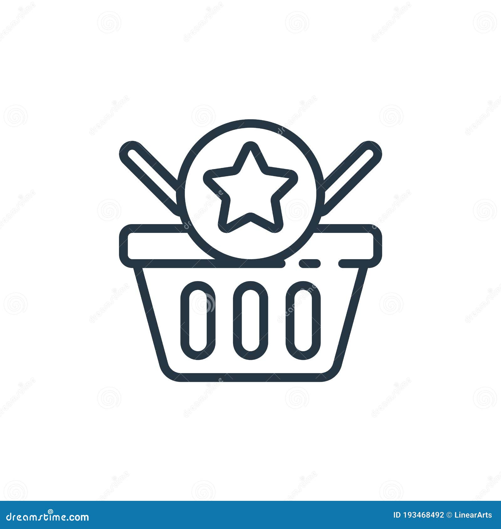 Favourite Concept Vector Linear Icon Isolated On Transparent Background ...