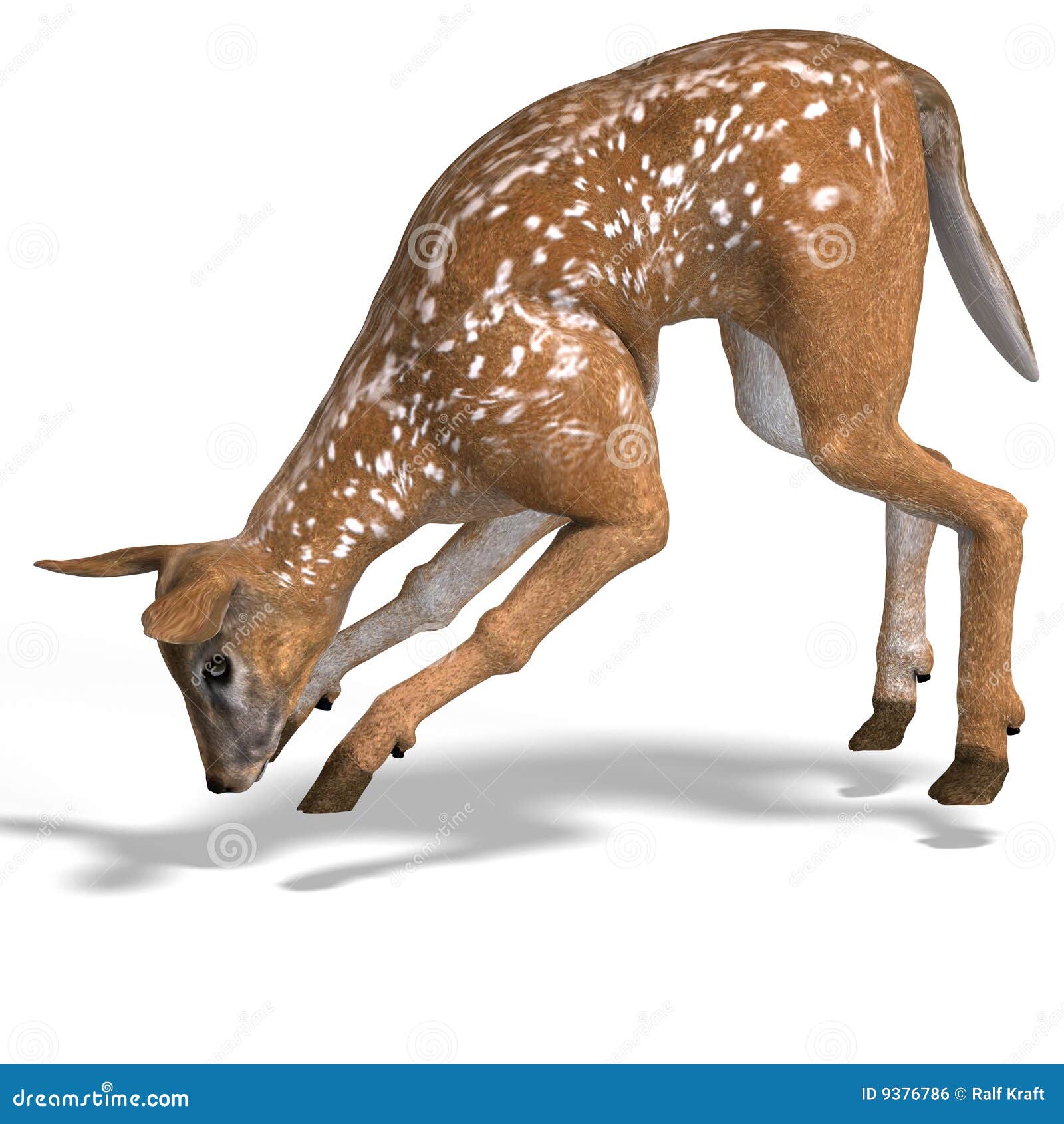 Fawn stock illustration. Illustration of emotions, generated - 9376786