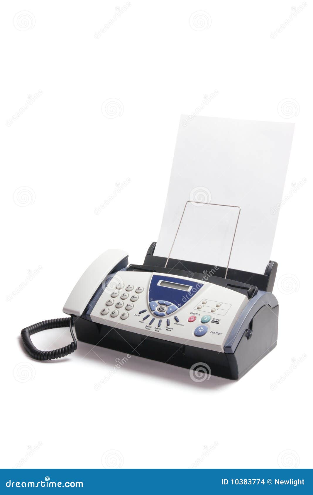 Fax Machine stock photo. Image of equipment, space, studio - 10383774