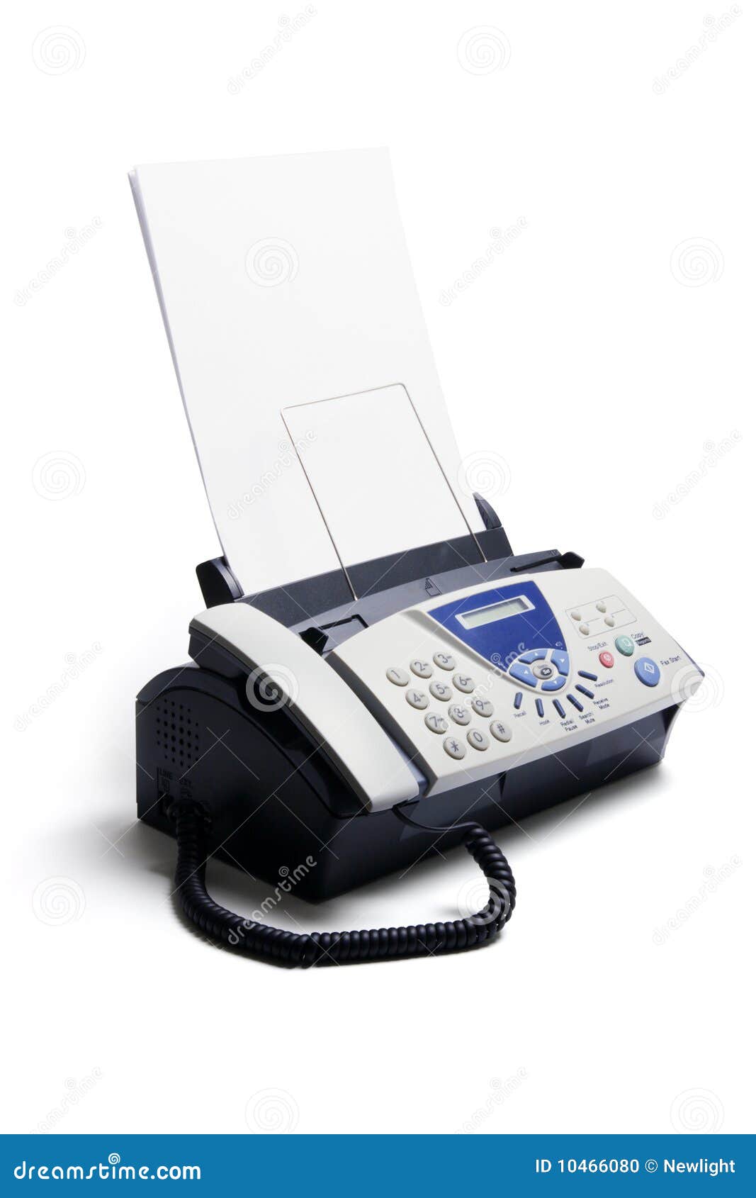 Fax Machine stock photo. Image of sheet, phone, vertical - 10466080