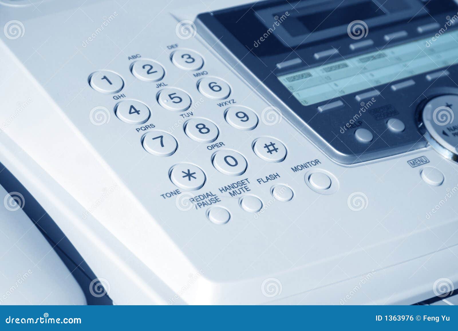 Fax machine stock photo. Image of communication, information - 1363976