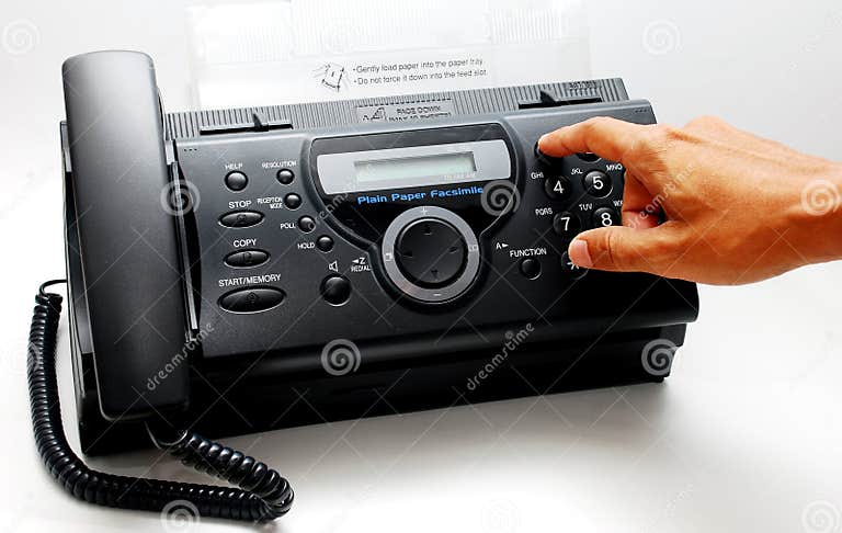 Fax machine stock photo. Image of tele, communicate, report - 3330736