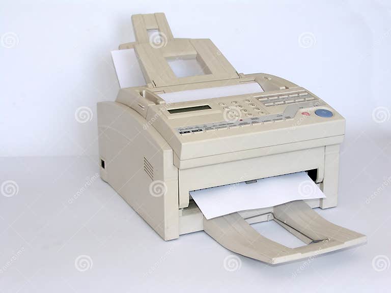 Fax machine stock photo. Image of scanner, inkjet, machine - 69438