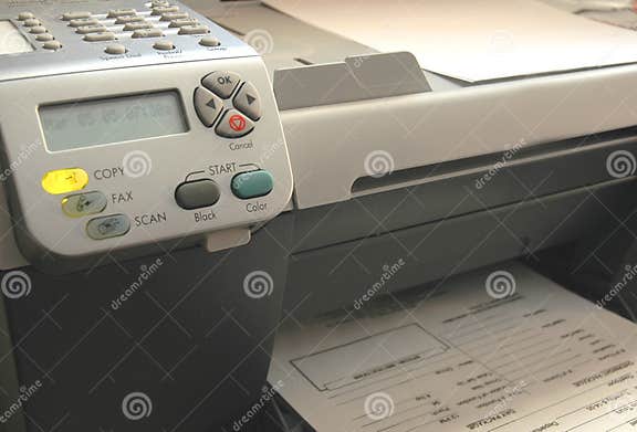 Fax machine stock photo. Image of technology, scan, internet - 82334