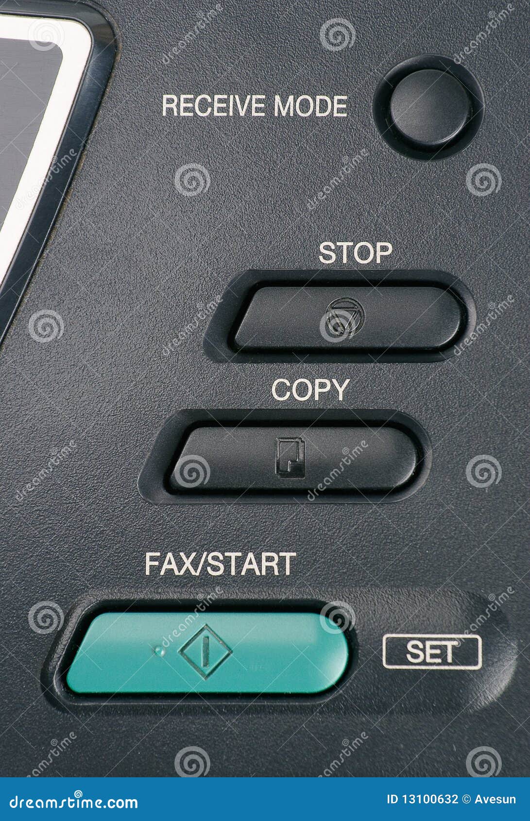 Fax Machine Keypad Close-up Stock Photo - Image of elements, facsimilie ...