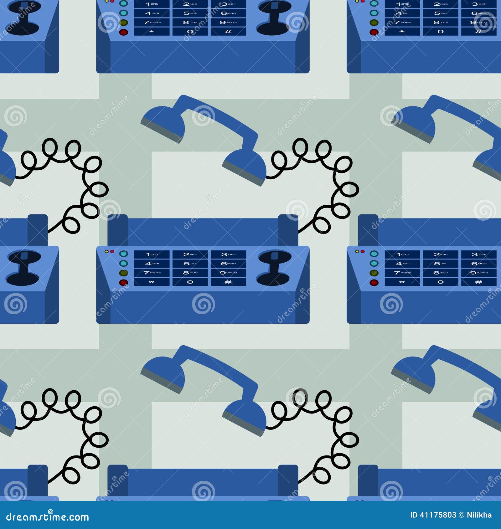 Fax Machine Seamless Background Design Stock Illustration ...