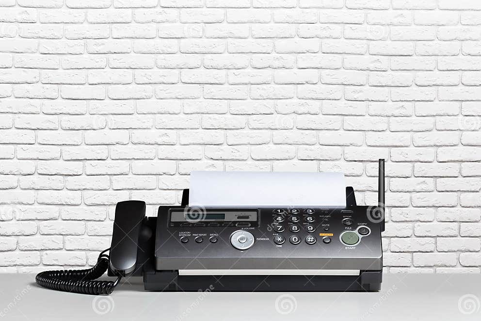 Fax machine stock photo. Image of communication, communicate - 77805200