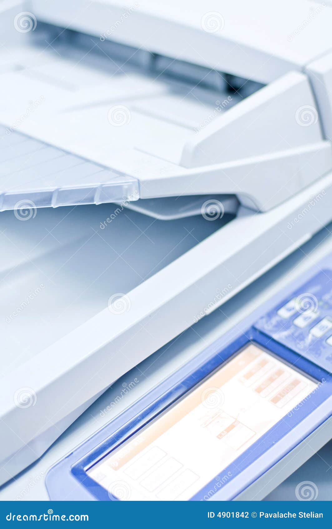 Fax printer stock photo. Image of color, machine, laser - 4901842