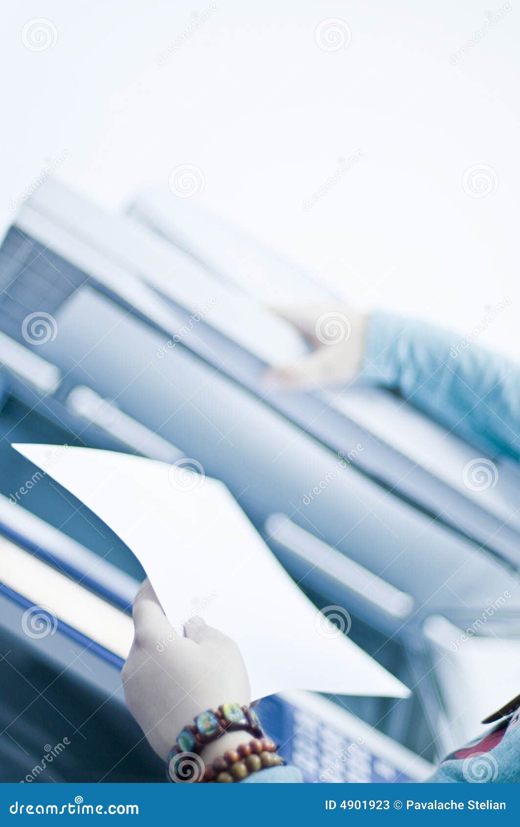 Fax printer stock image. Image of peripheral, device, laser - 4901923