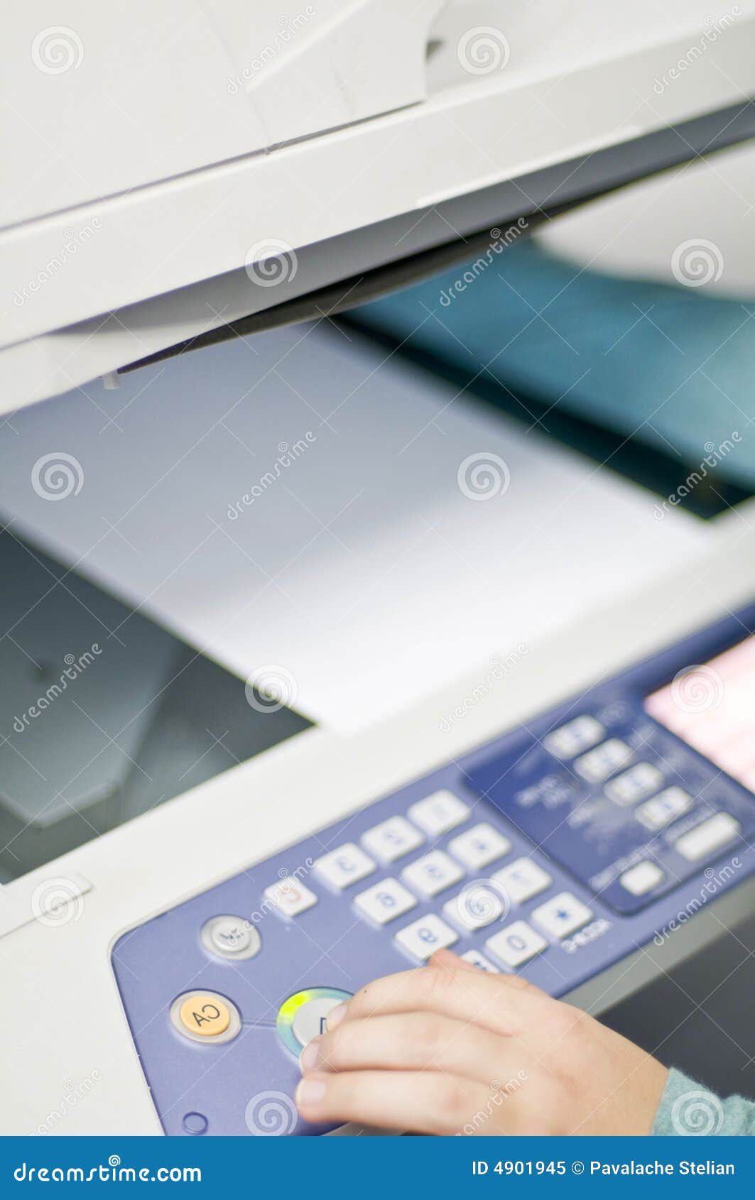 Fax printer stock image. Image of copier, peripheral, printer - 4901945