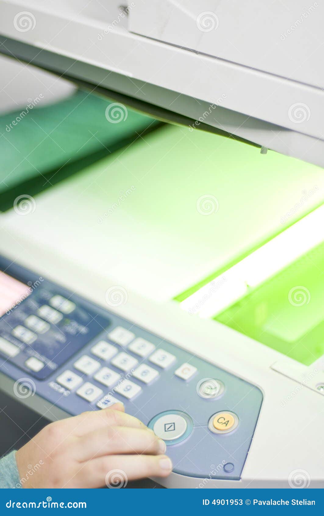 Fax printer stock image. Image of photocopier, device - 4901953