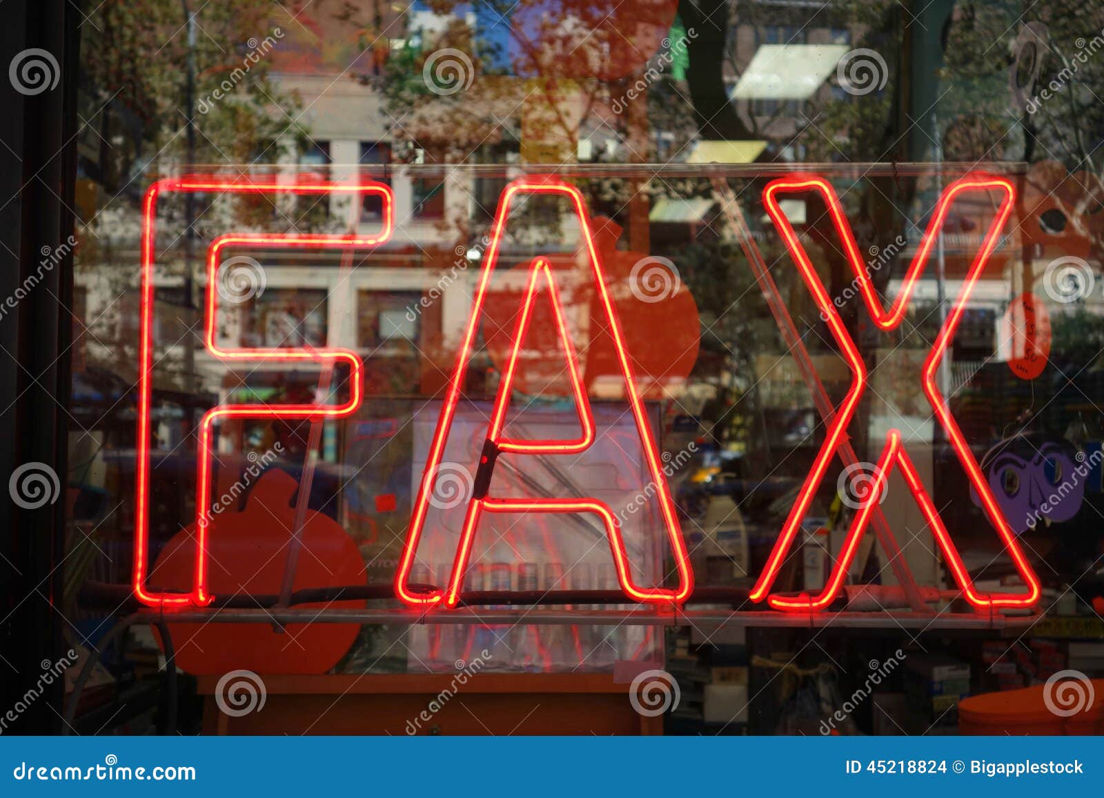 Fax Sign stock photo. Image of sign, technology, telecommunications ...