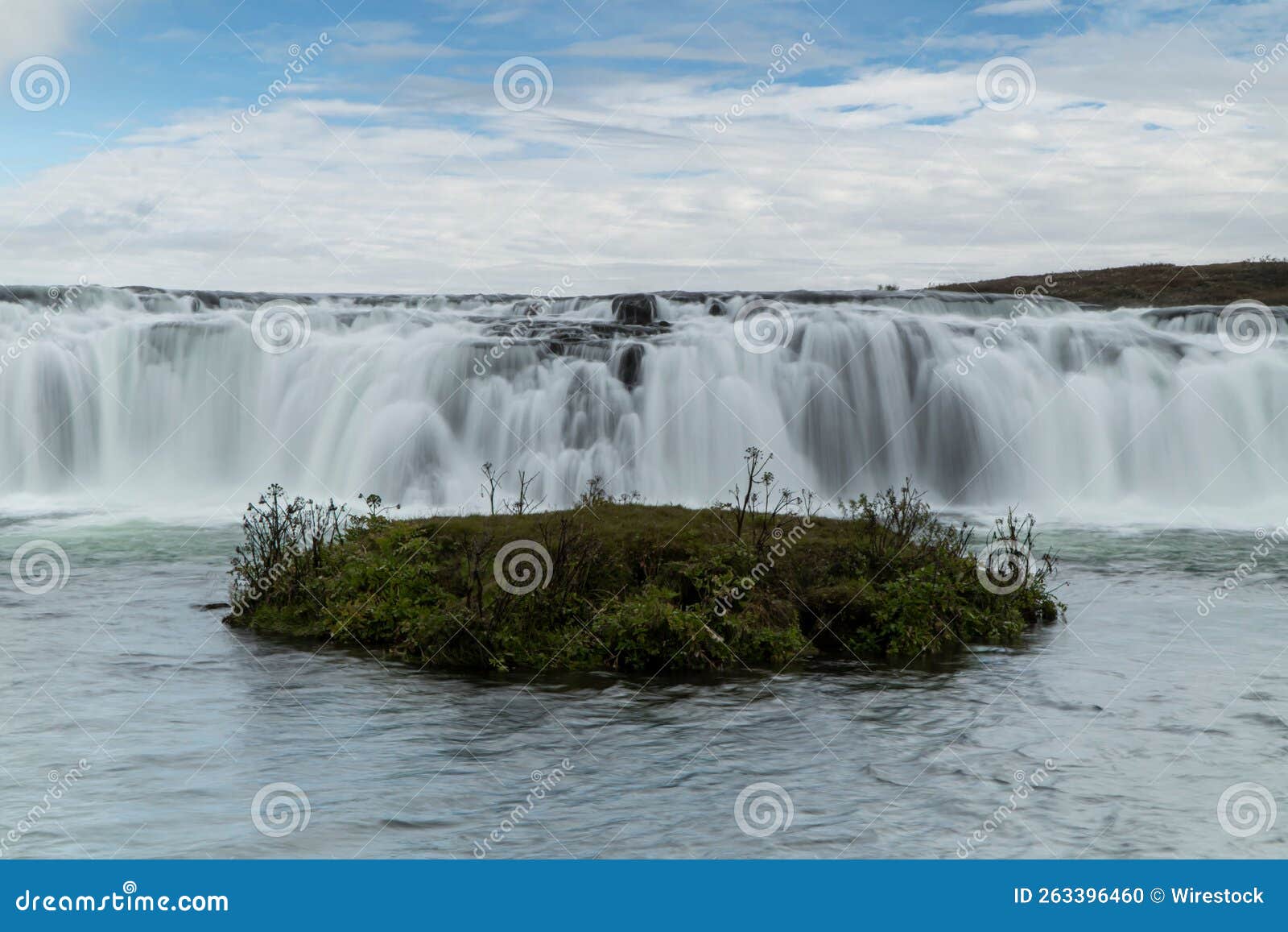 Faxafoss Waterfall in Iceland Stock Photo - Image of europe, water ...