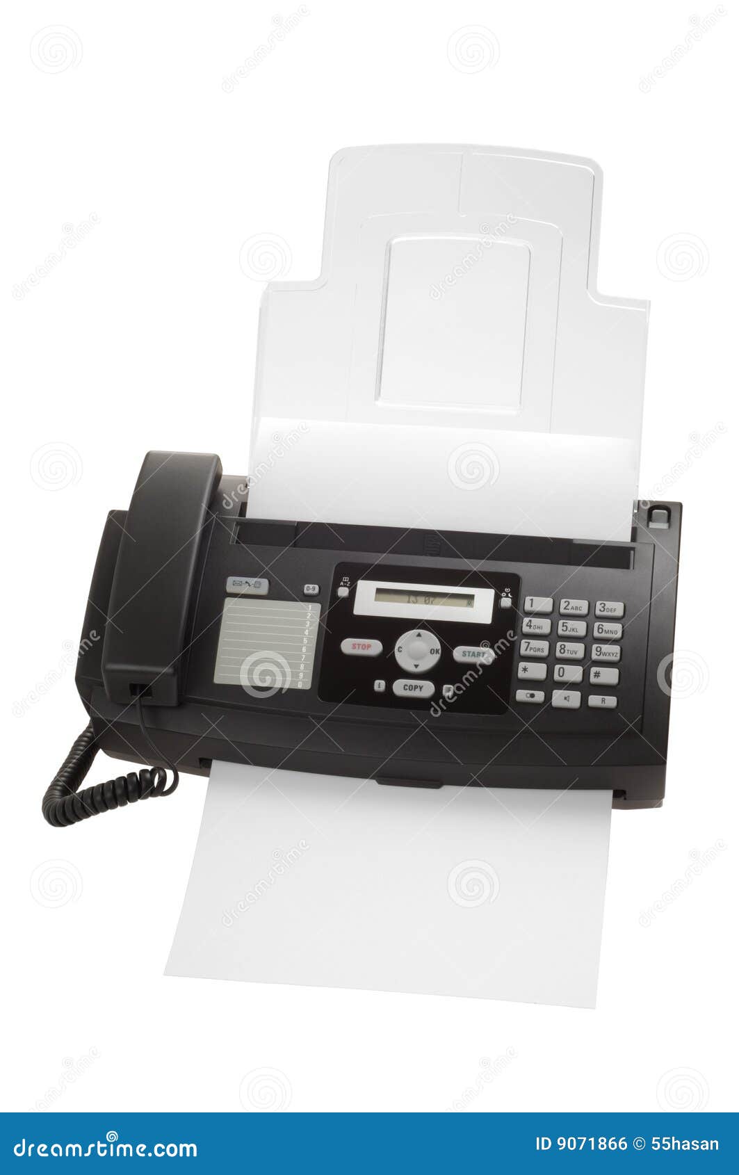 Faxapparaat stock foto. Image of overseinen, beeld, informatie - 9071866