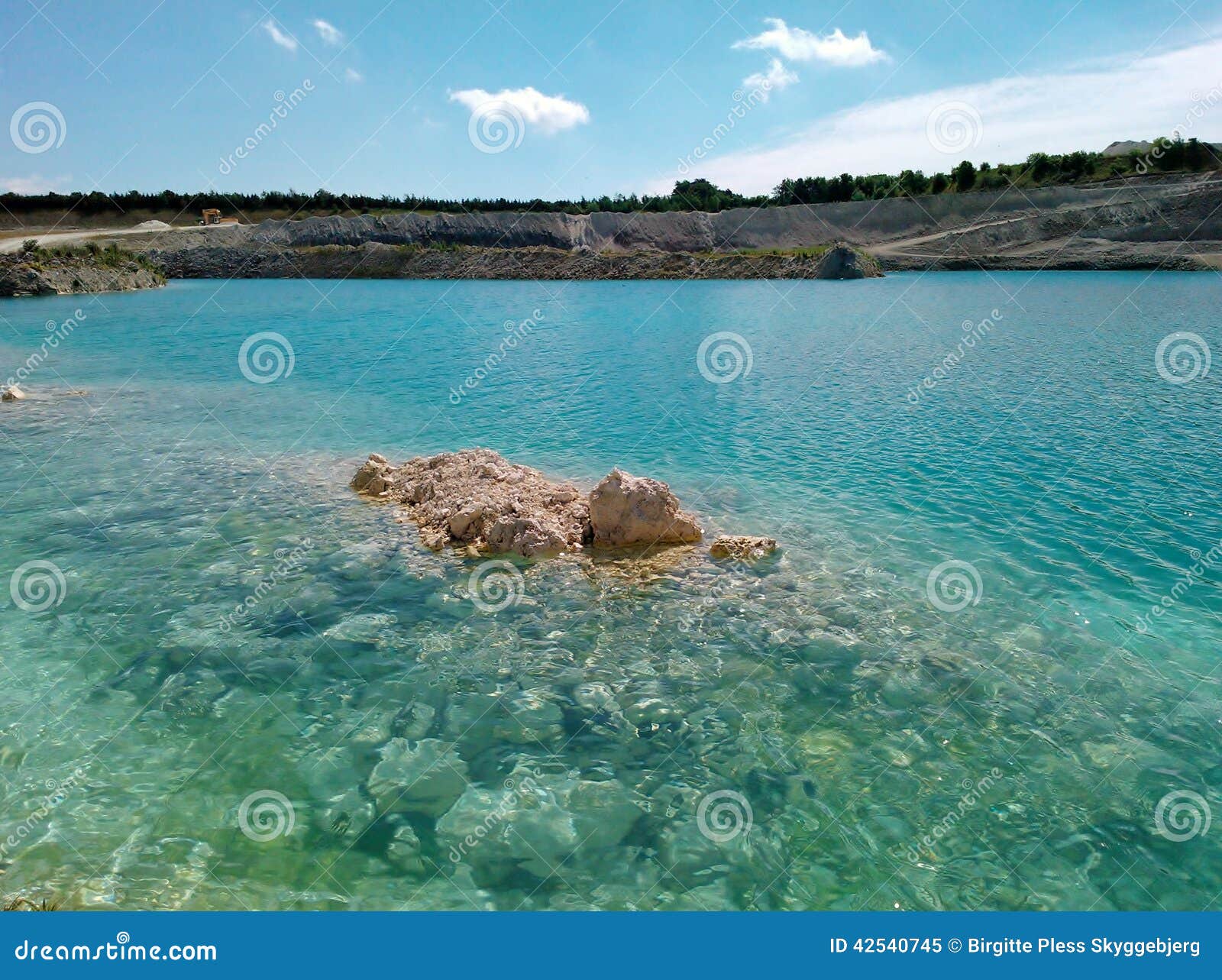 Faxe kalkbrud stock image. Image of limestone, kalkbrud - 42540745